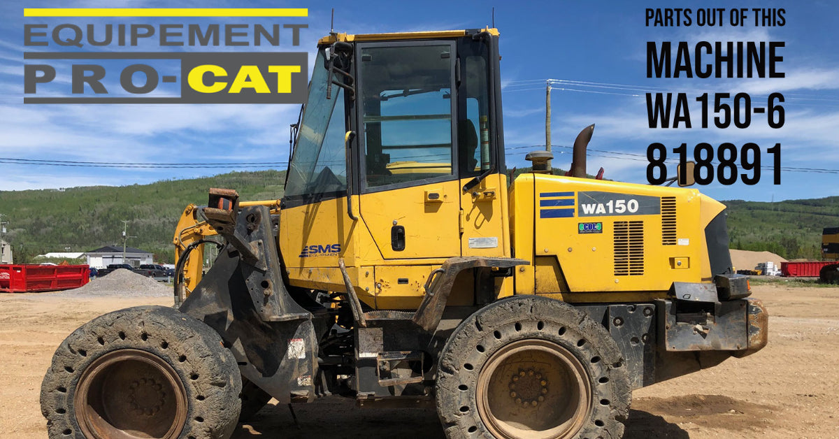 WA150-6 KOMATSU Wheel Loader (818891) — Equipement Pro-Cat